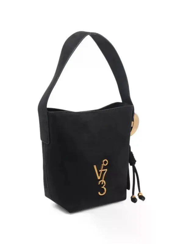 V°73 Azzurrite Logo-plaque Bucket Bag