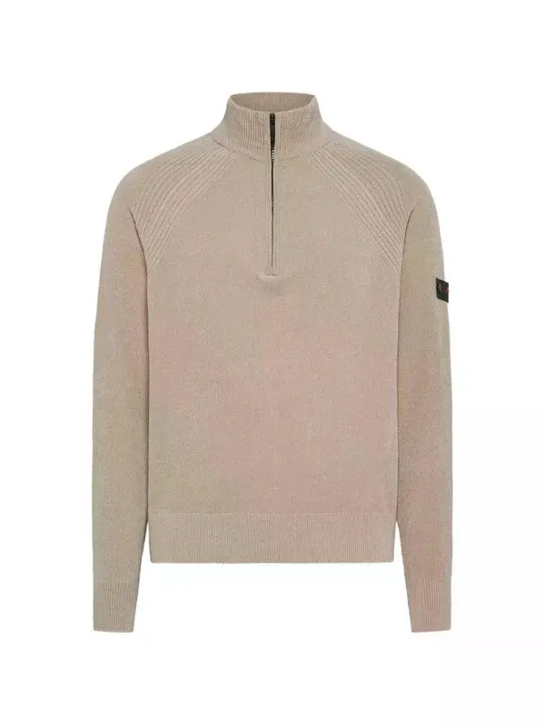 Peuterey Crivelli Rivelli Quarter-zip Logo-patch Sweater