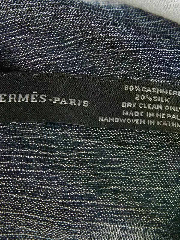 Hermès Geometric H Square Scarf
