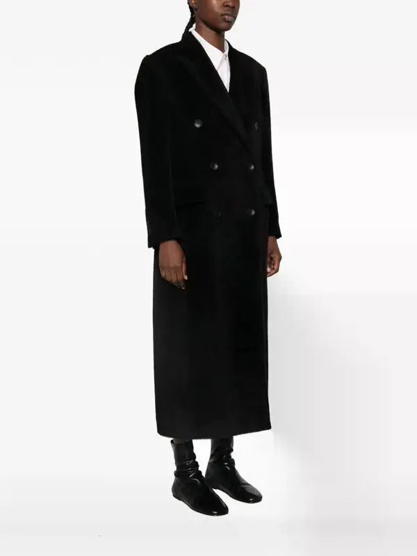 Tagliatore Double-breasted Alpaca-blend Coat