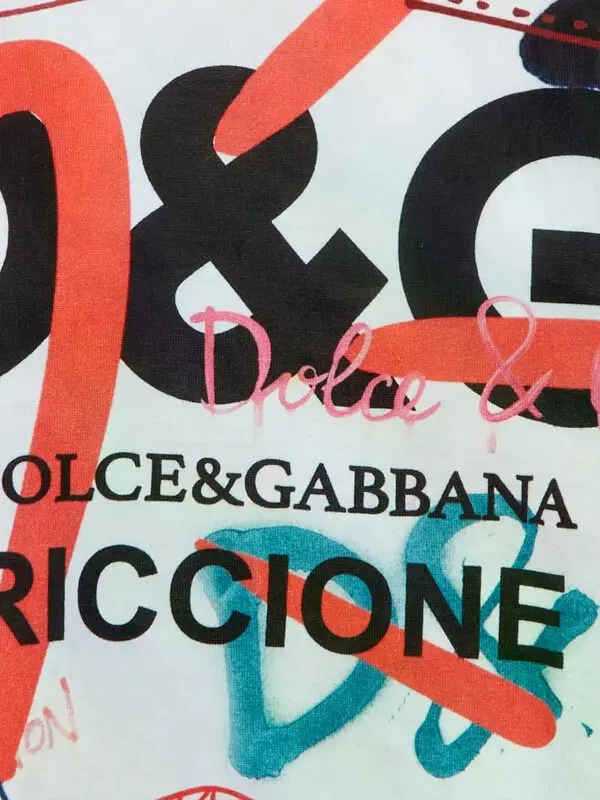 Dolce & Gabbana Graffiti-print T-shirt