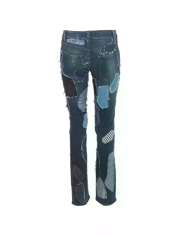 Dolce & Gabbana Patchwork Straight-leg Jeans
