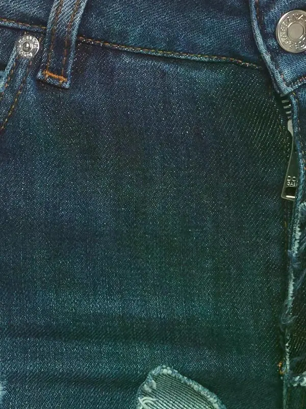 Dolce & Gabbana Patchwork Straight-leg Jeans
