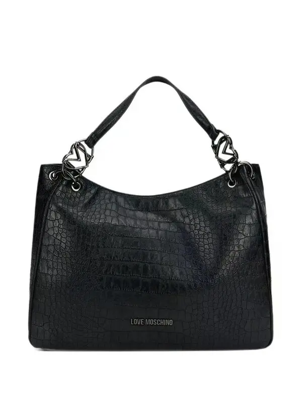 Moschino Logo-plaque Tote Bag