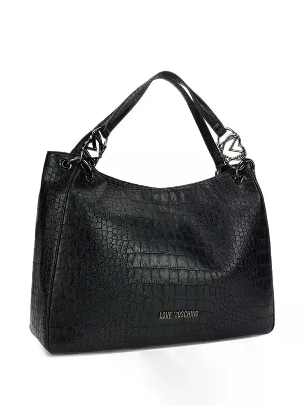 Moschino Logo-plaque Tote Bag