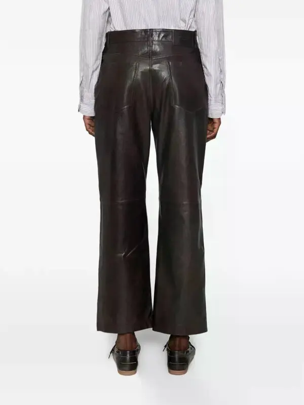 Max Mara Leather Trousers
