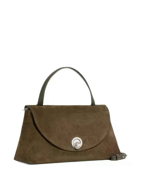 COCCINELLE Suede Top-handle Tote Bag