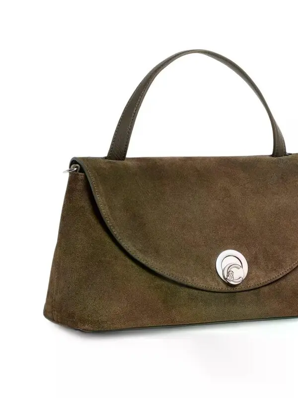 COCCINELLE Suede Top-handle Tote Bag