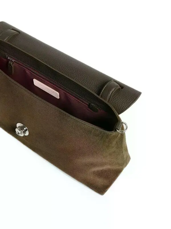 COCCINELLE Suede Top-handle Tote Bag
