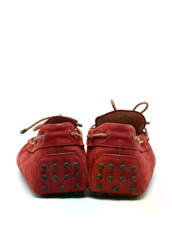 TOD'S Gommino Bow-detail Loafers - Red