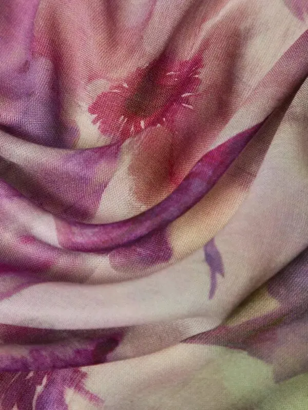 TWINSET Floral-print Rectangular Scarf