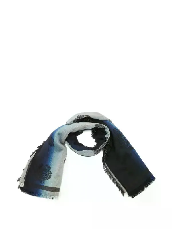 Kenzo Tiger Motif Jacquard Scarf