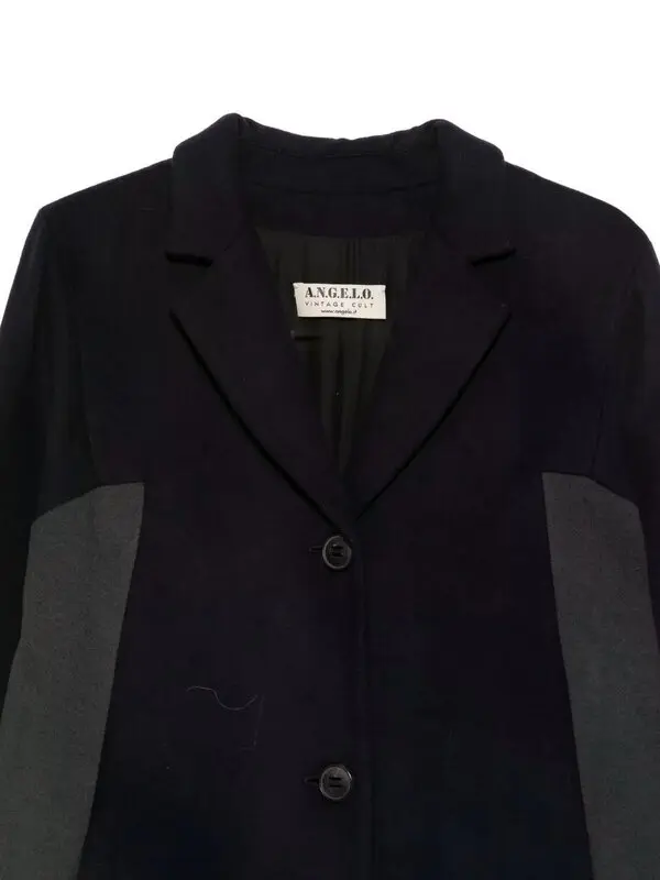 A.N.G.E.L.O. VINTAGE CULT 2000s Panelled Single-breasted Coat