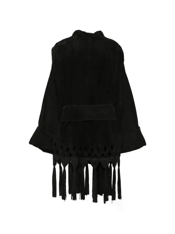 A.N.G.E.L.O. VINTAGE CULT 1980s Fringed Belted Jacket