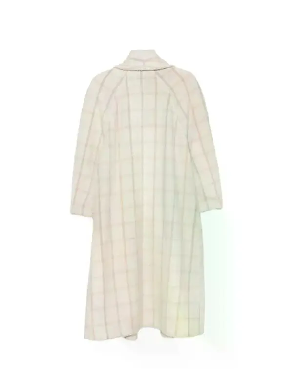 A.N.G.E.L.O. VINTAGE CULT 1980s Check Shawl-collar Coat