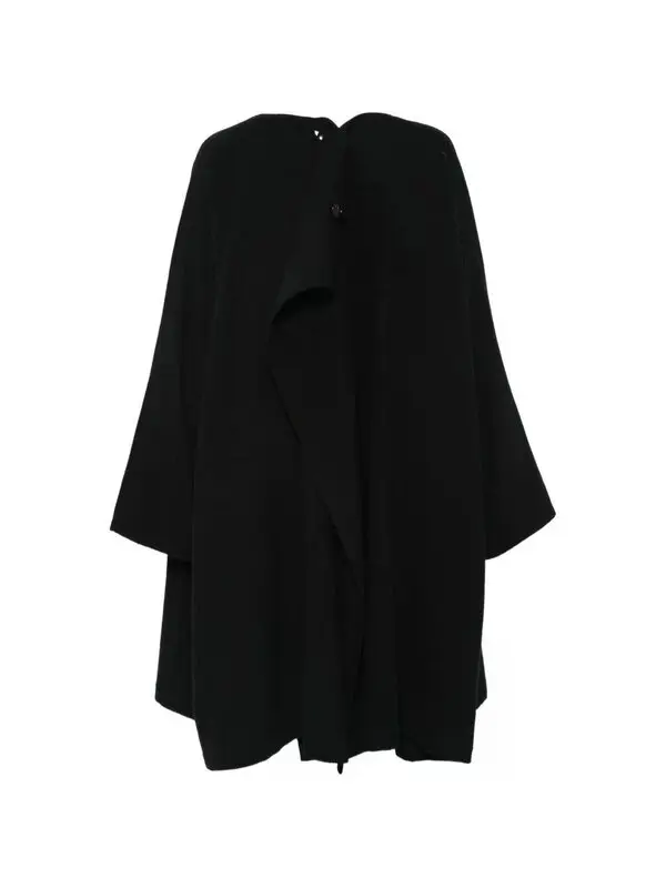 Yohji Yamamoto 1990s Draped Button-up Coat