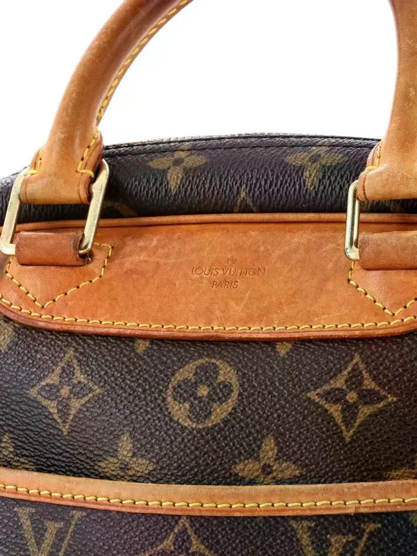 LOUIS VUITTON Trouville Handbag Monogram Canvas Satchel