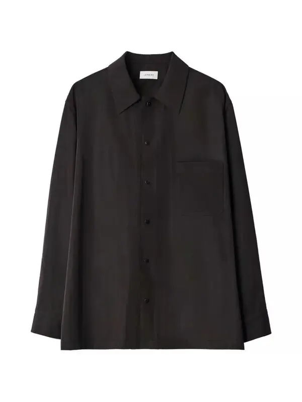 LEMAIRE Light Overshirt In Wool Gabardine