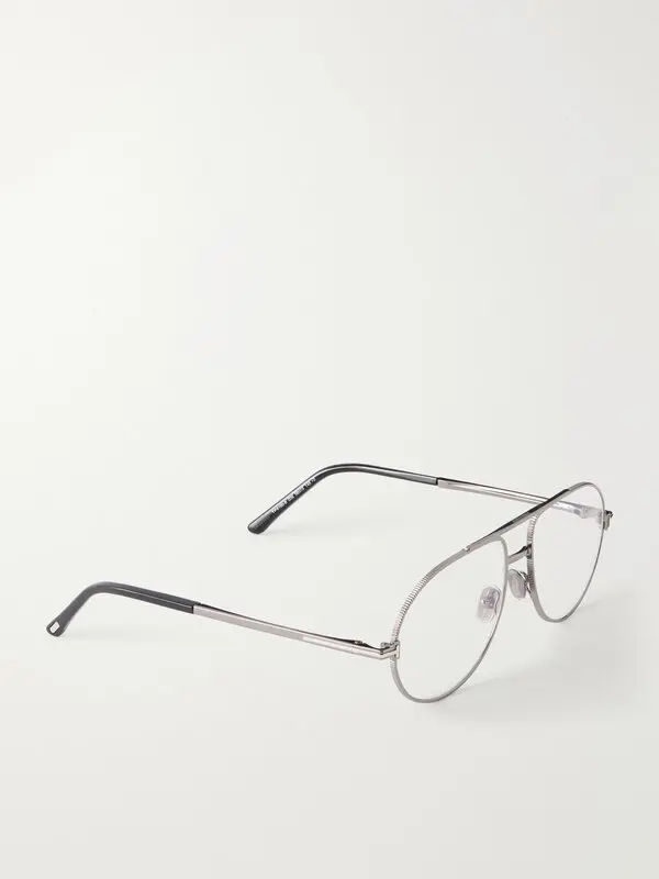 TOM FORD Aviator-style Titanium Glasses
