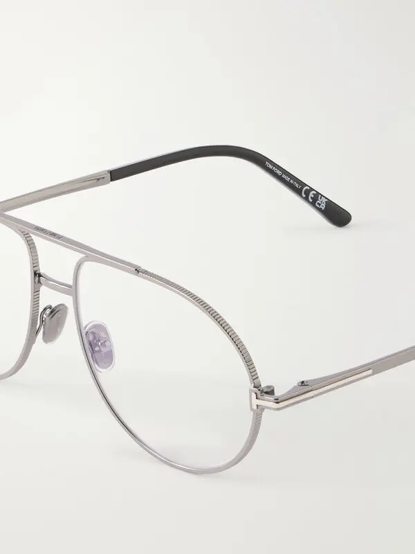 TOM FORD Aviator-style Titanium Glasses