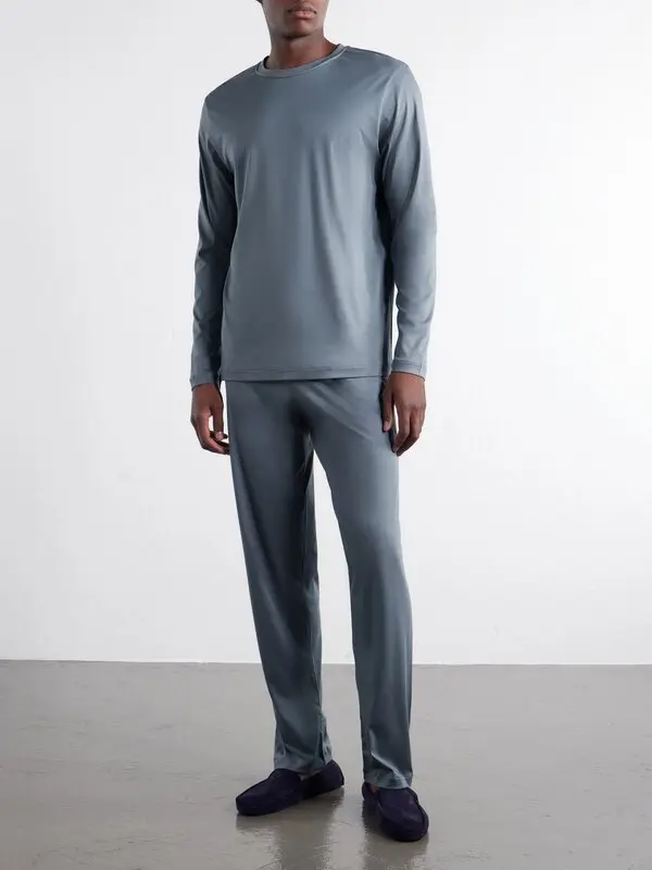 Zimmerli Sea Island Cotton-jersey Pyjama Set