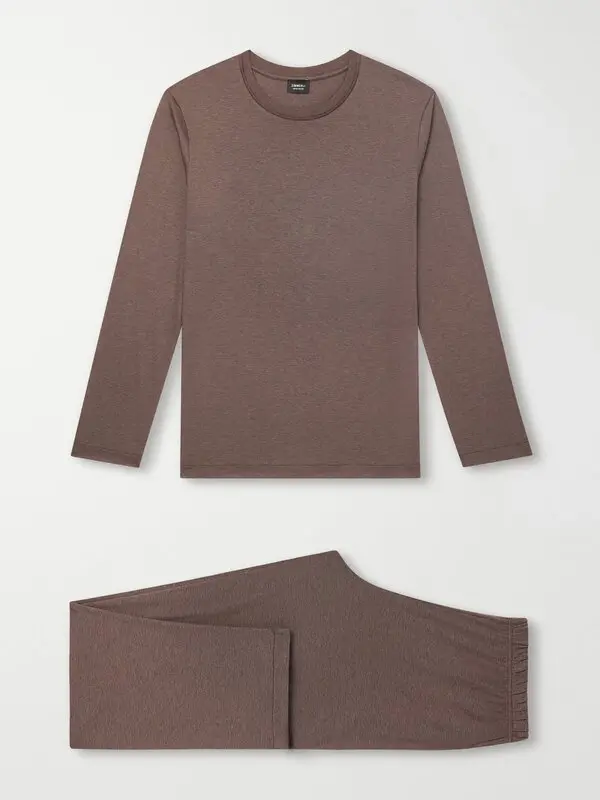 Zimmerli Sea Island Cotton-jersey Pyjama Trousers