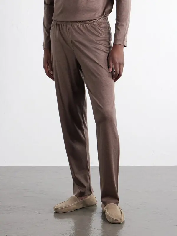 Zimmerli Sea Island Cotton-jersey Pyjama Trousers