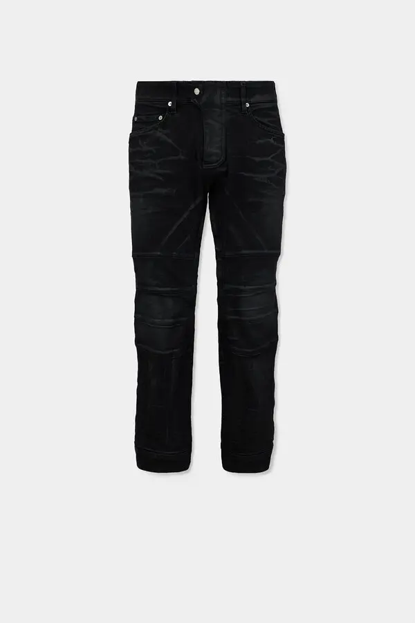 Dsquared2 Rubberized Skiers Ski Cropped Jeans