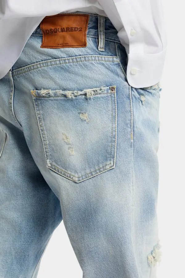 Dsquared2 Light Faded Teddy Jeans