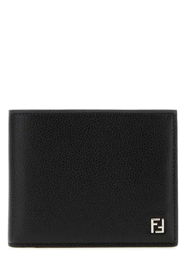 Fendi Leather Wallet - Black