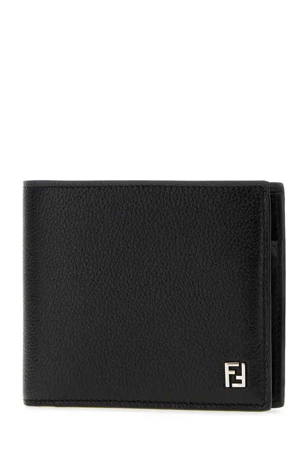 Fendi Leather Wallet - Black