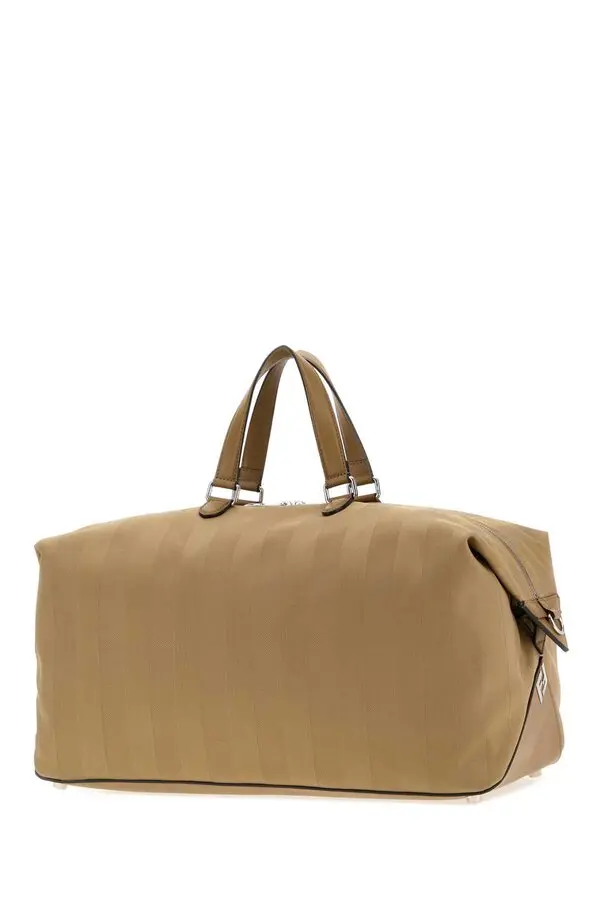Fendi Beige Canvas Lui 48 Travel Bag