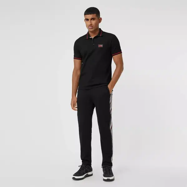 Burberry Logo Appliqué Polo Shirt
