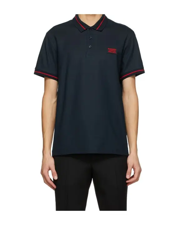 Burberry Logo Patch Polo Shirt