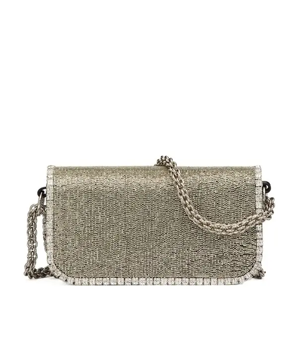Valentino Garavani Locò Foldover Top Small Shoulder Bag