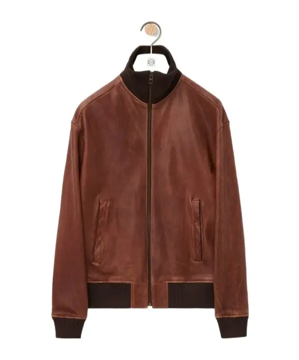 Loewe Zip-up Jacket In Nappa Lambskin
