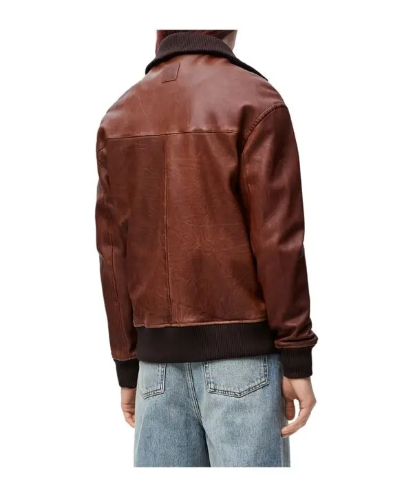Loewe Zip-up Jacket In Nappa Lambskin