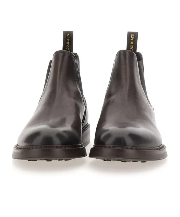 DOUCAL'S Round-toe Slip-on Boots