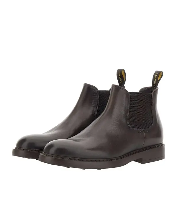 DOUCAL'S Round-toe Slip-on Boots
