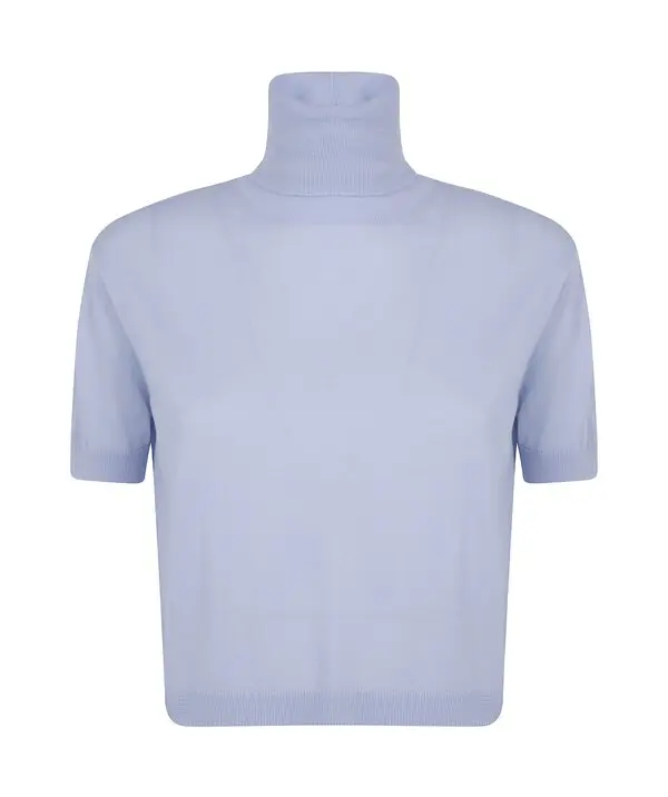 N.21 Short-sleeve Roll-neck Sweater