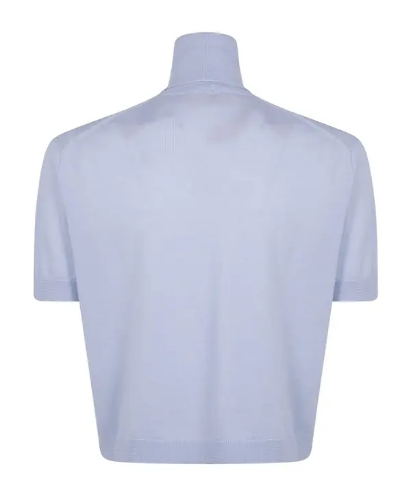 N.21 Short-sleeve Roll-neck Sweater