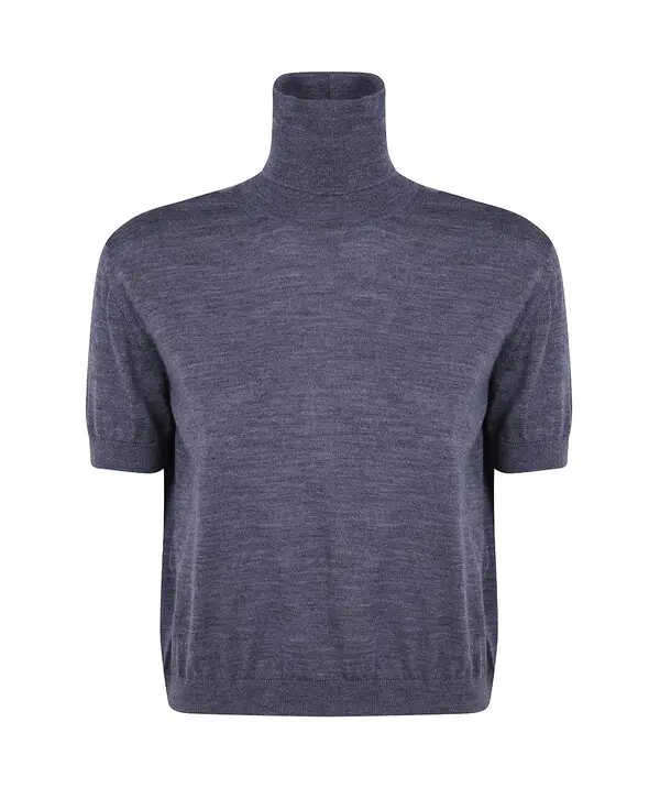 N.21 Short-sleeve Turtleneck Sweater