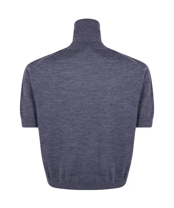 N.21 Short-sleeve Turtleneck Sweater