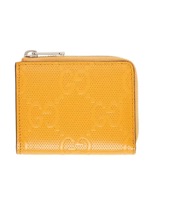 Gucci Logo Logo Card Bag - Yellow