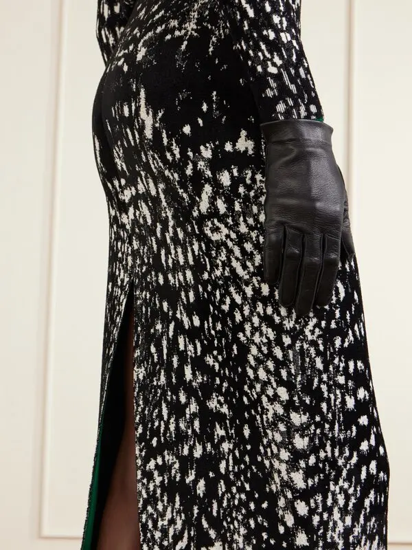 TOM FORD Leopard Print Midi Skirt