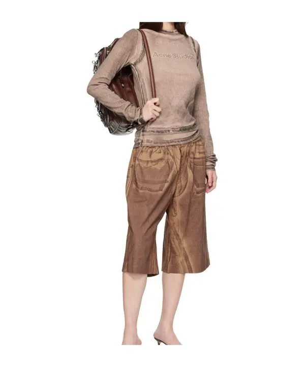 Acne Studios Trompe L'oeil Regular Fit Shorts