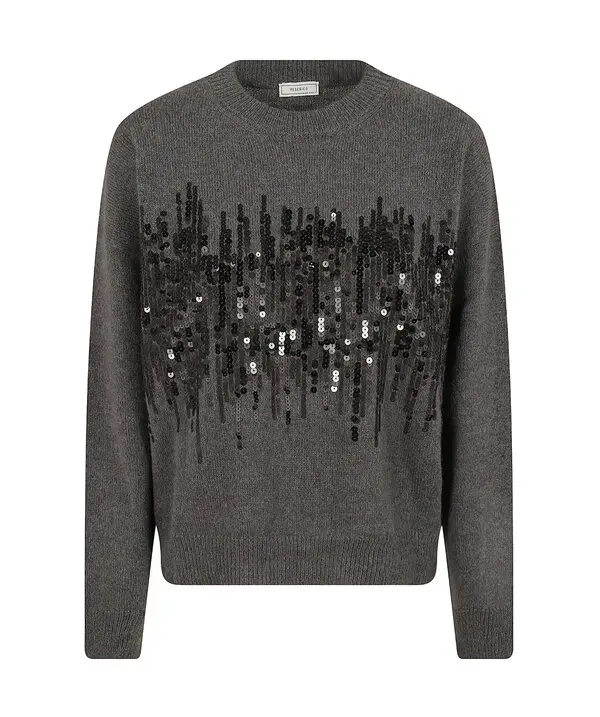Peserico Long-sleeved Sequin Sweater - No
