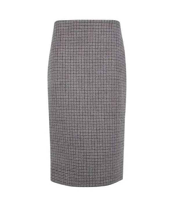 P.a.r.o.s.h Lauried Houndstooth Pencil Skirt - No