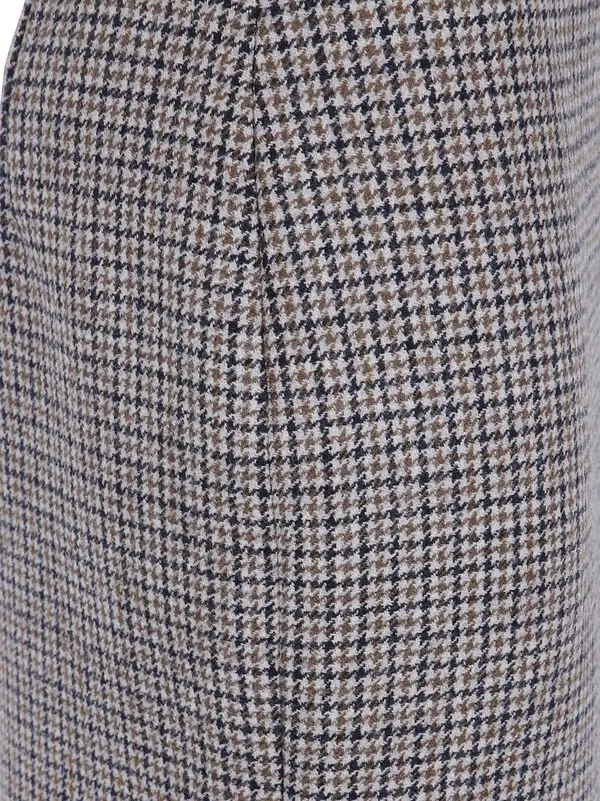 P.a.r.o.s.h Lauried Houndstooth Pencil Skirt
