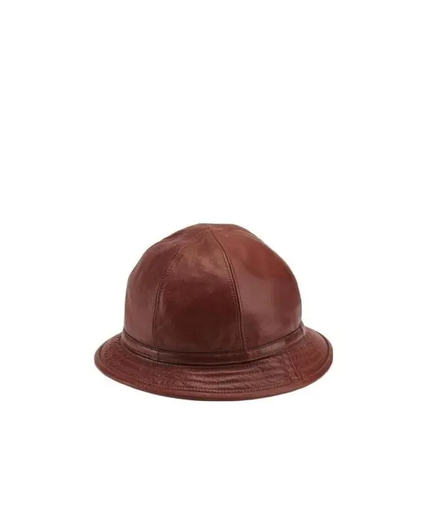 Gucci Horsebit-detail Leather Bucket Hat